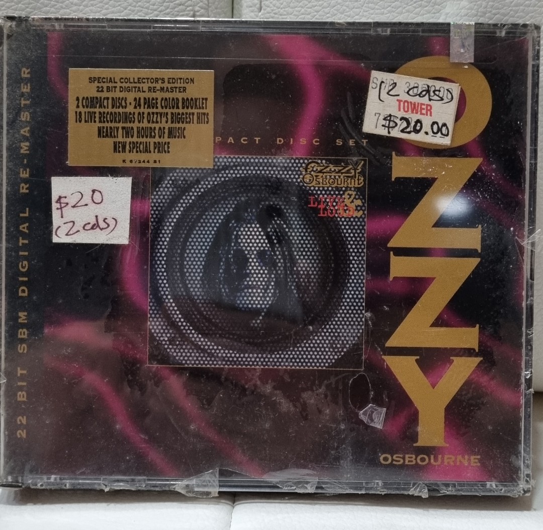 OZZY OSBOURNE - LIVE & LOUD (2 CD SET), TV & Home Appliances, TV & Entertainment, TV Parts ...
