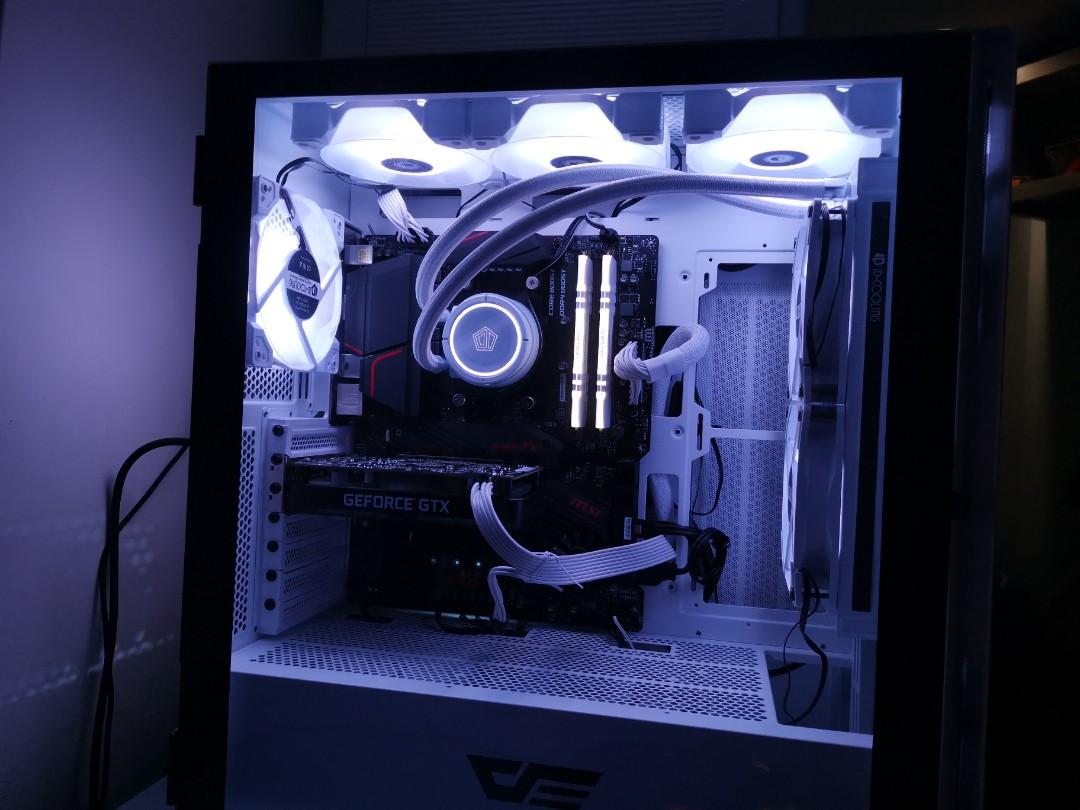 PC White / Gaming Desktop / White Build / Gaming Computer, Computers ...