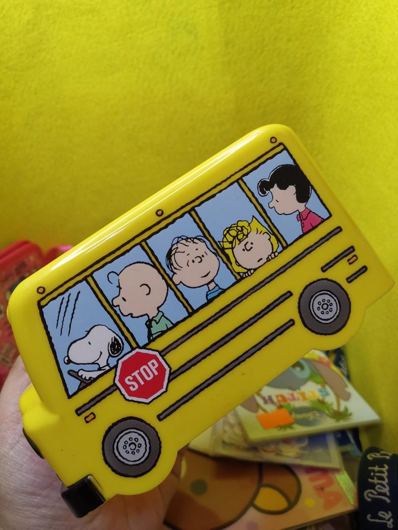 Peanuts Snoopy School Bus Display, Hobbies & Toys, Toys & Games on ...