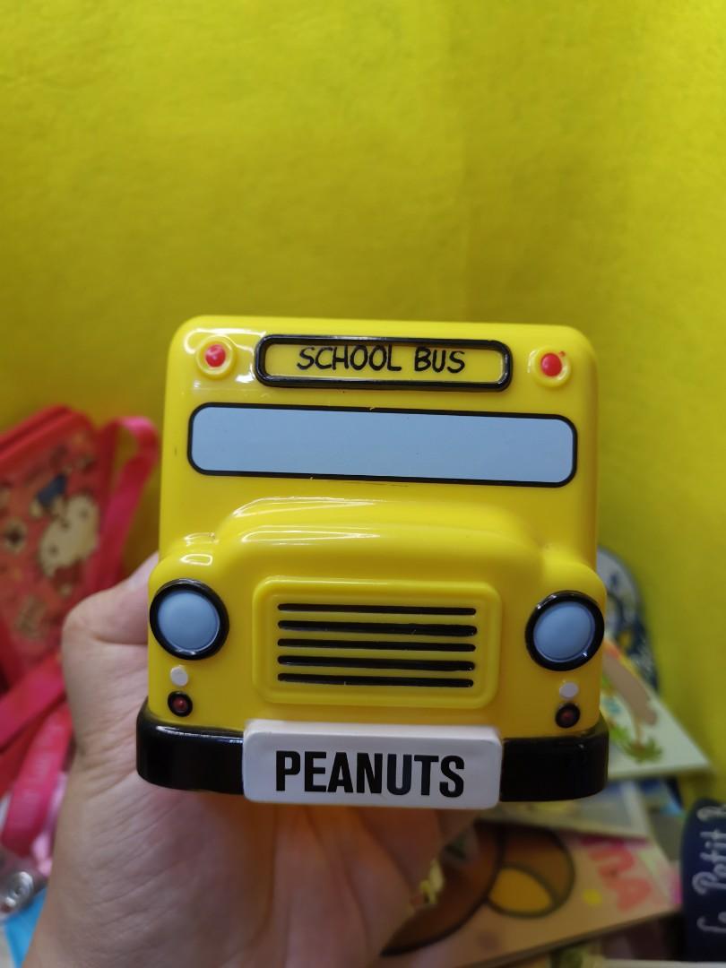 Peanuts Snoopy School Bus Display, Hobbies & Toys, Toys & Games on ...