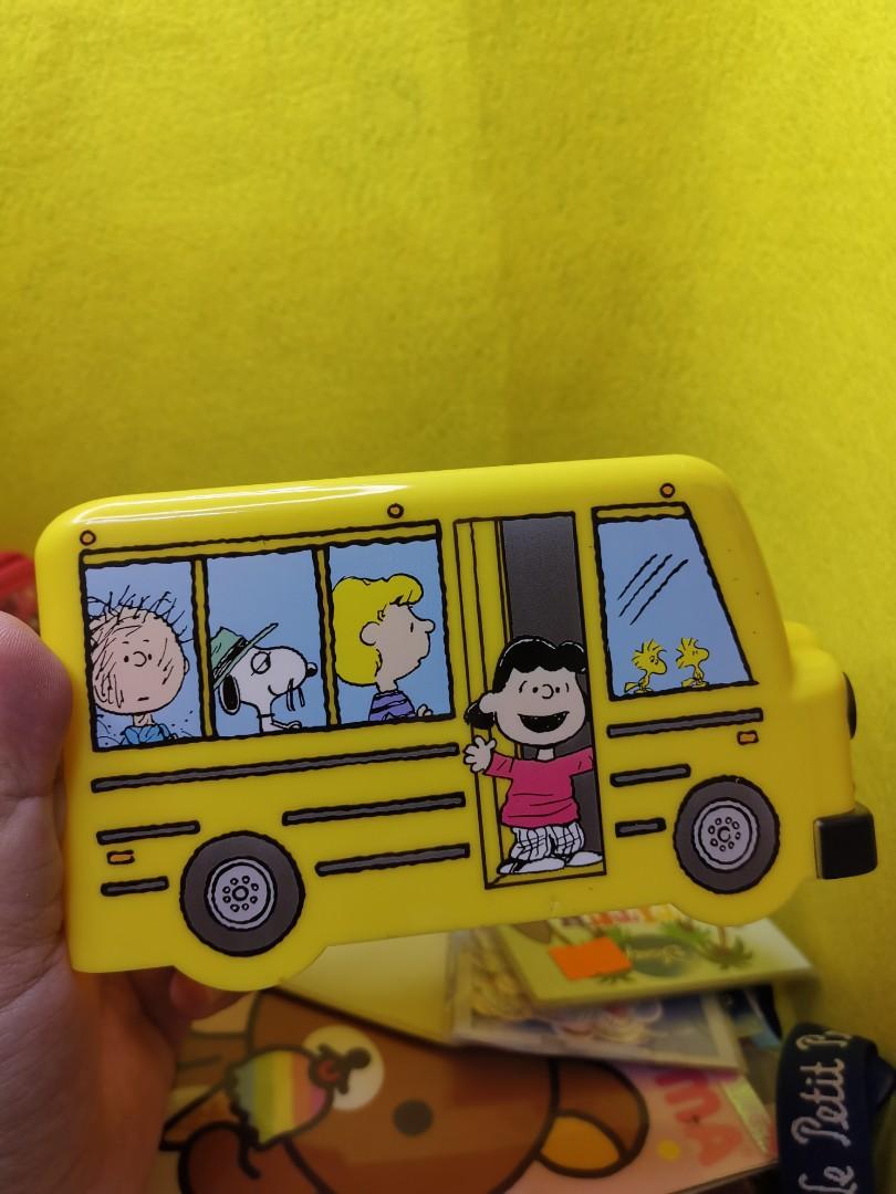 Peanuts Snoopy School Bus Display, Hobbies & Toys, Toys & Games on ...