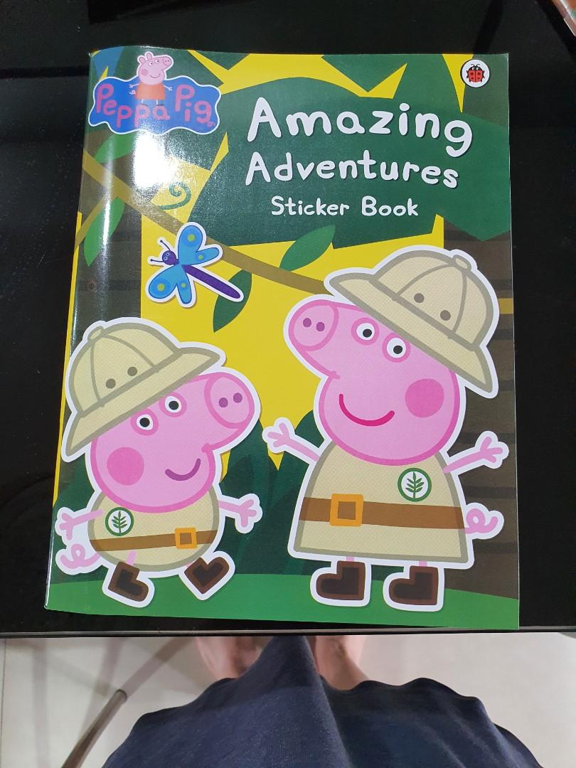Peppa Pig LARGE sticker books, Hobbies & Toys, Books & Magazines ...