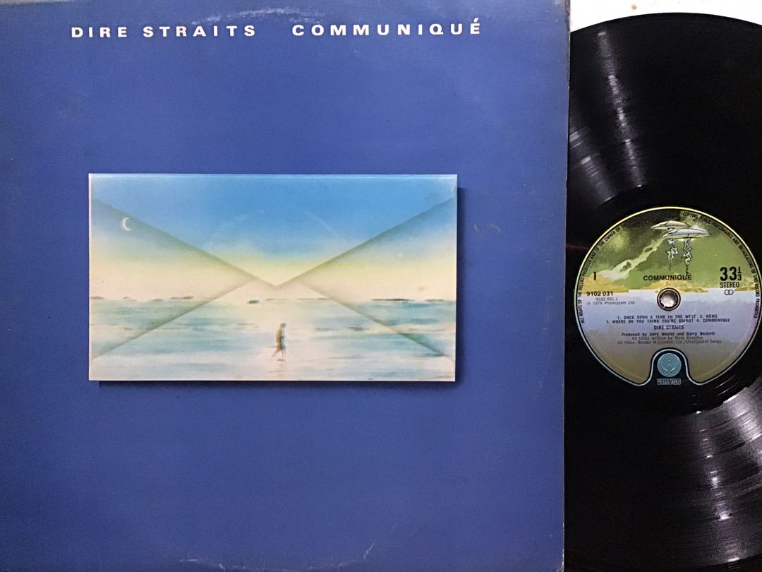 LP Dire Straits - Communique VERTIGO OOP VINYL RECORD Anubis iring ...