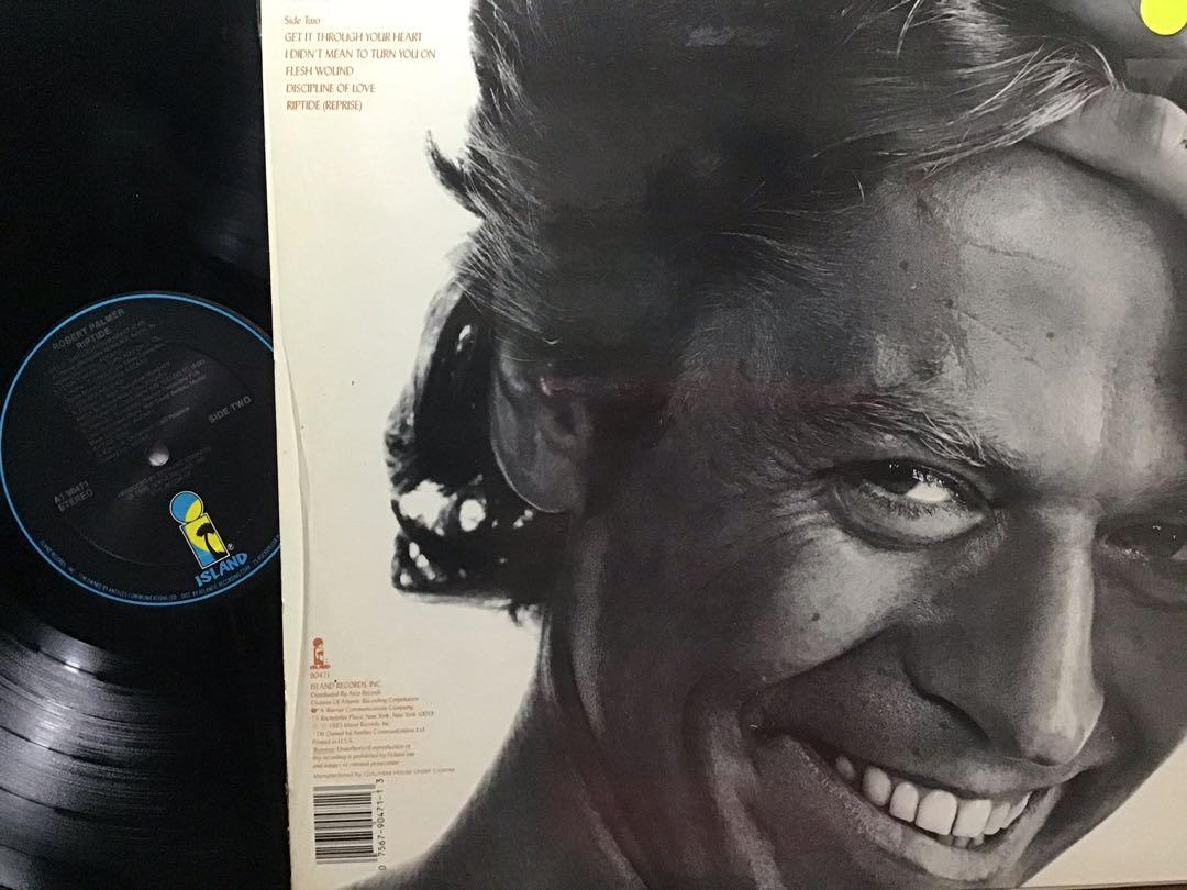 LP Robert Palmer - Riptide OOP VINYL RECORD Anubis Piring Hitam 80s Pop ...