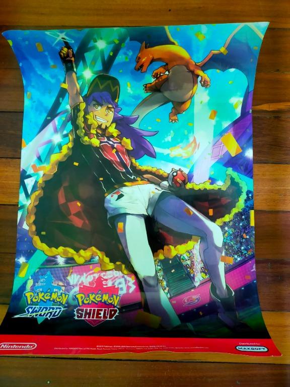 Pokemon Sword and Shield Poster, Hobbies & Toys, Toys & Games on Carousell