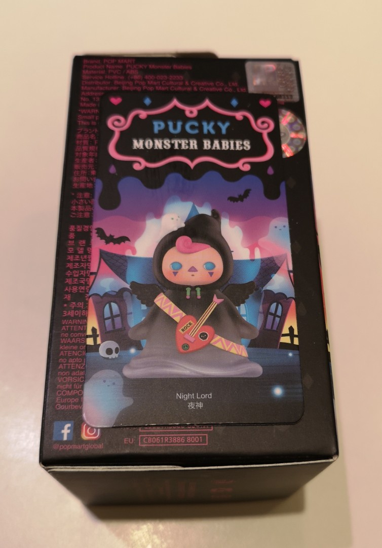 PopMart Blind Box Pucky Monster Babies| Night Lord, Hobbies & Toys ...