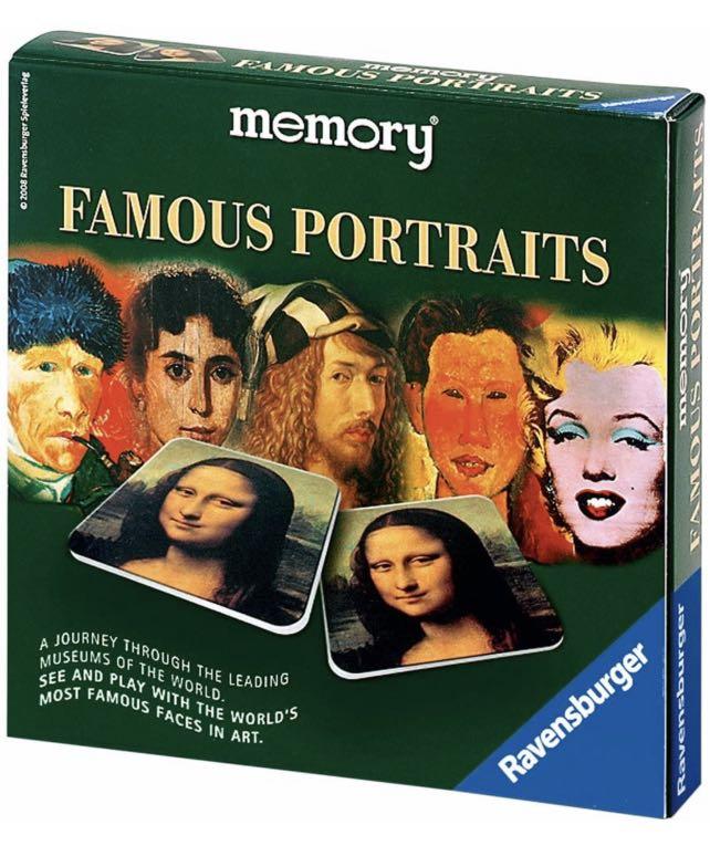 Ravensburger Famous Portraits memory game, Hobbies & Toys, Toys & Games ...