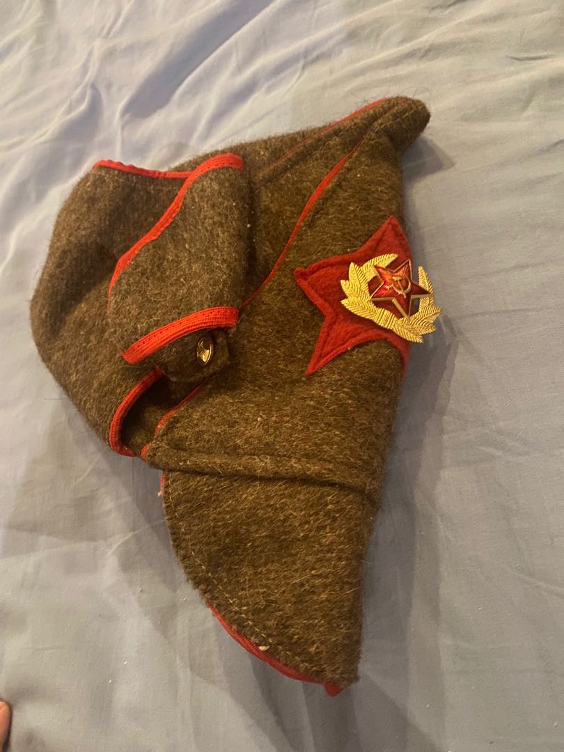 Soviet style hat, Hobbies & Toys, Memorabilia & Collectibles, Vintage ...