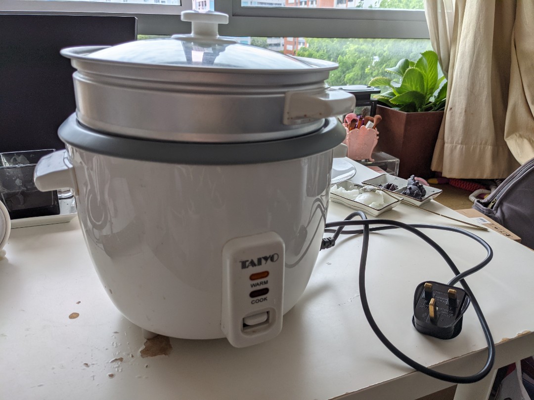 Taiyo rice cooker w steamer, TV & Home Appliances, Kitchen Appliances ...