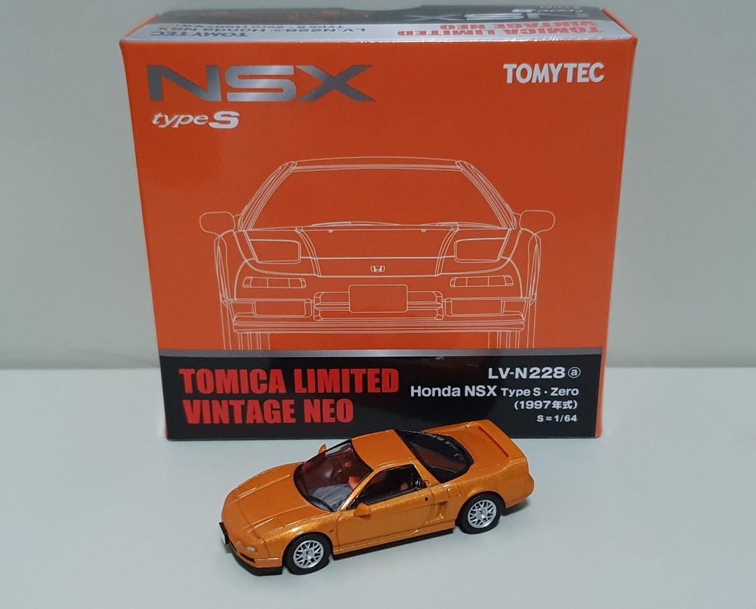 Tomica Limited Vintage Neo Honda NSX Type S-Zero [ Imola Orange Pearl ], Hobbies & Toys, Toys ...