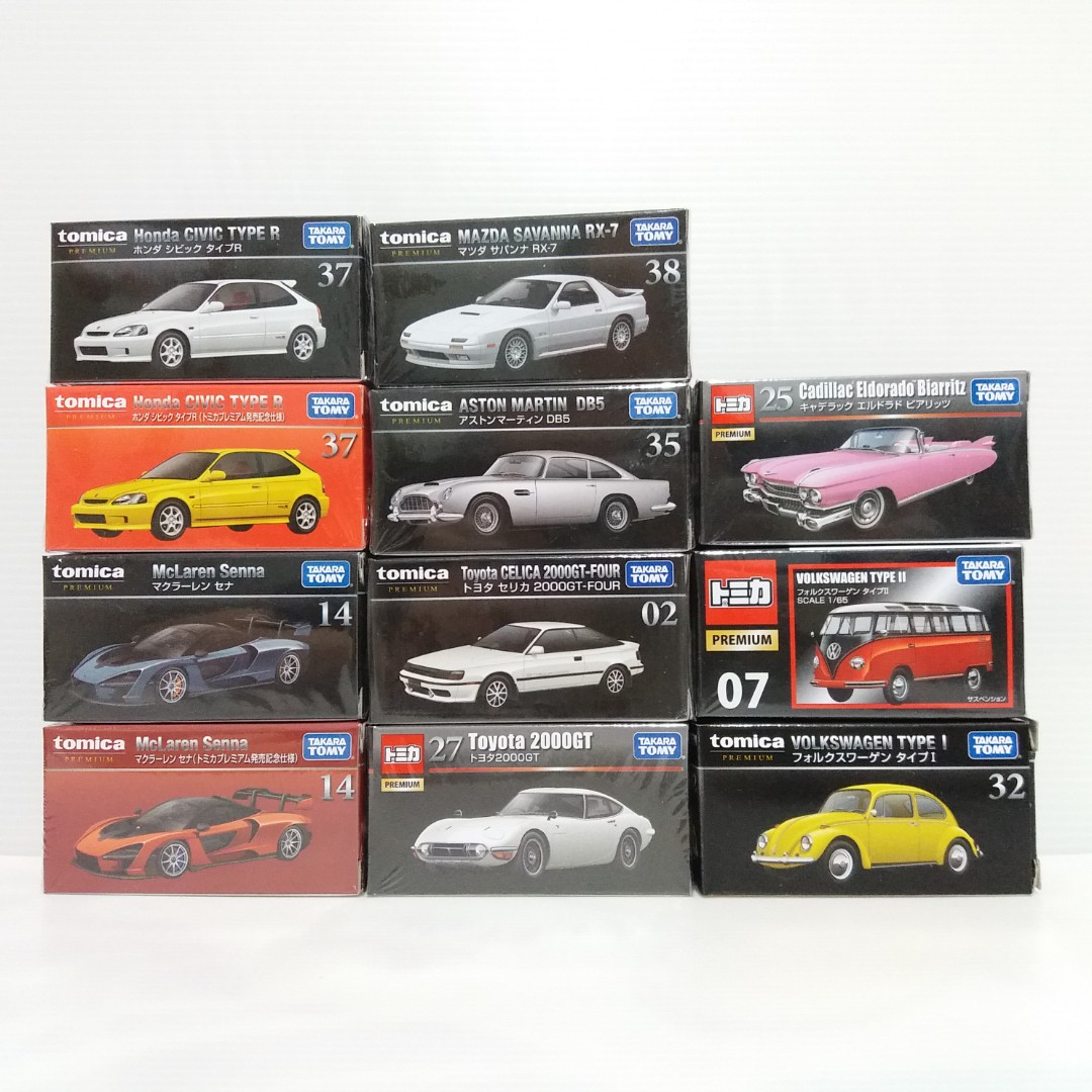 Tomica Premium 02 Toyota Celica 2000GT-FOUR 07 Volkswagen Type II 14 ...