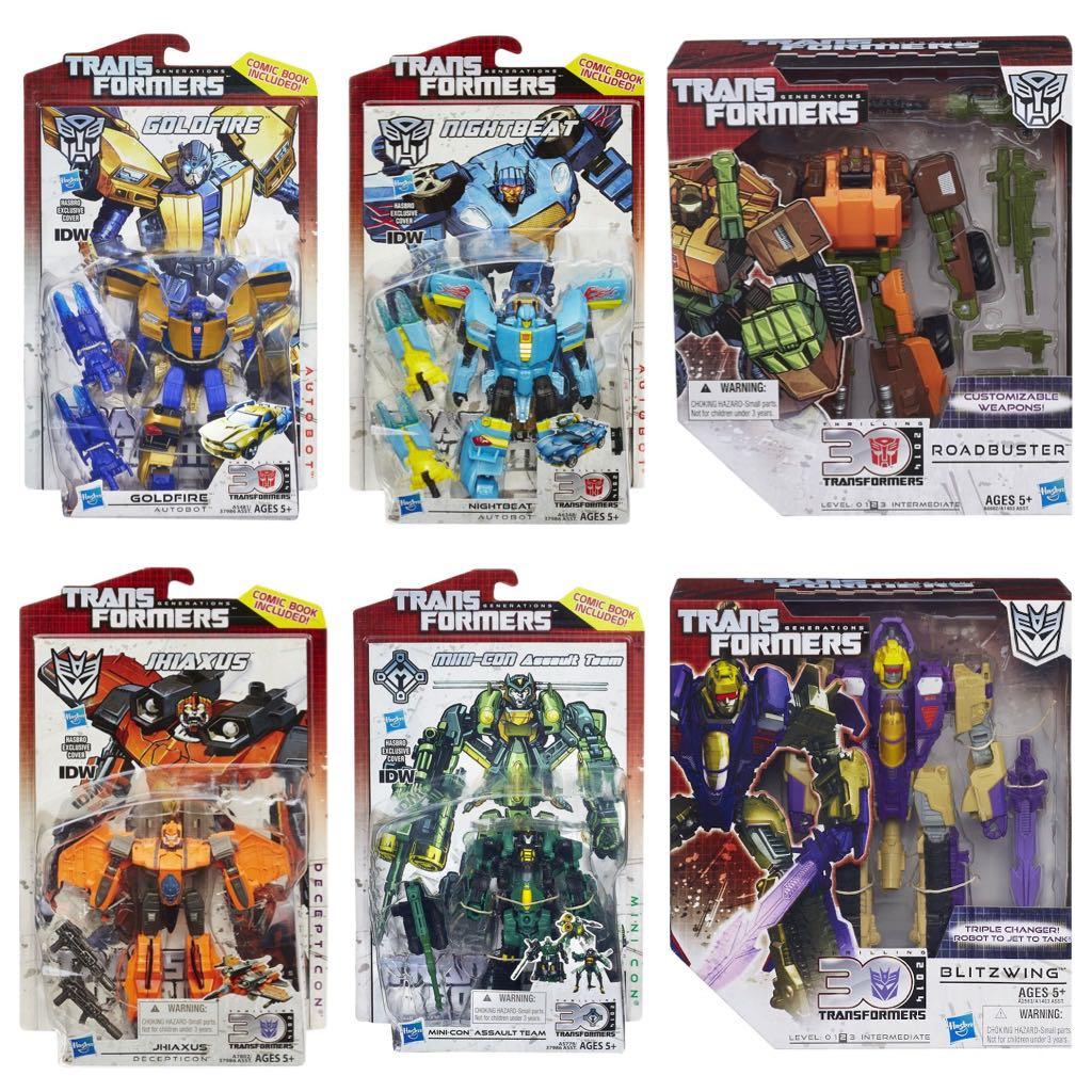 Transformers Generations 30th Anniversary Bumblebee Trailcutter Tankor ...