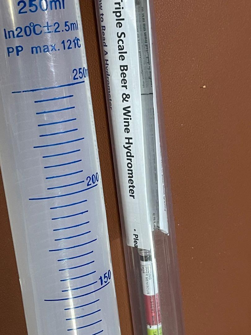 Beer and Wine Hydrometer, Food & Drinks, Beverages on Carousell