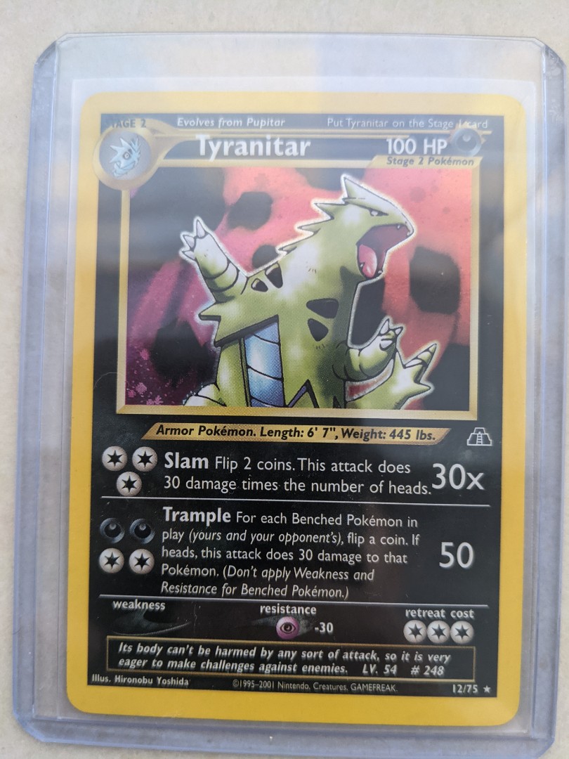 Tyranitar - Neo Discovery Unlimited, Hobbies & Toys, Toys & Games on ...