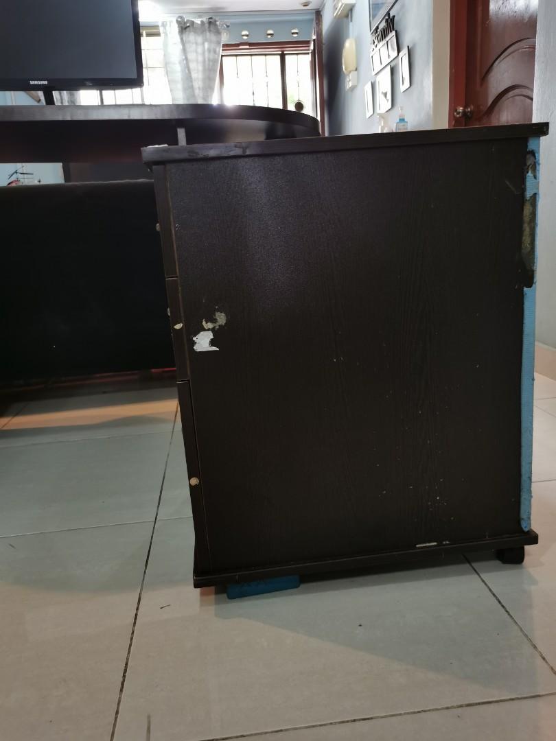 Used computer table, Furniture & Home Living, Furniture, Tables & Sets ...