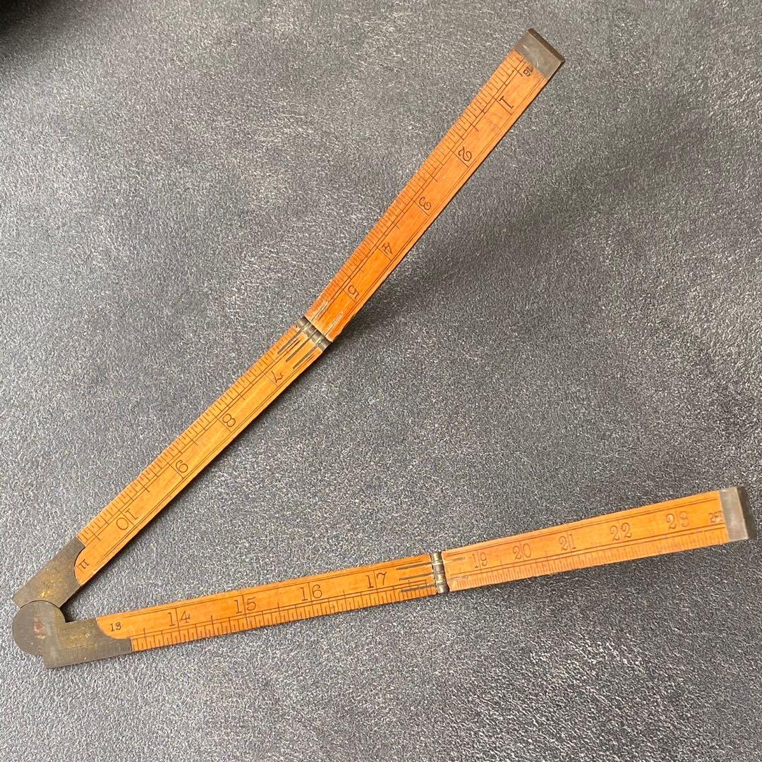 Vintage carpenter folding ruler (2 ft), Design & Craft, Craft Supplies ...
