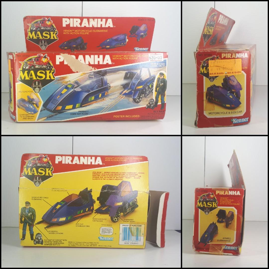 Vintage Kenner Mask Piranha complete with Original Box, Hobbies & Toys ...
