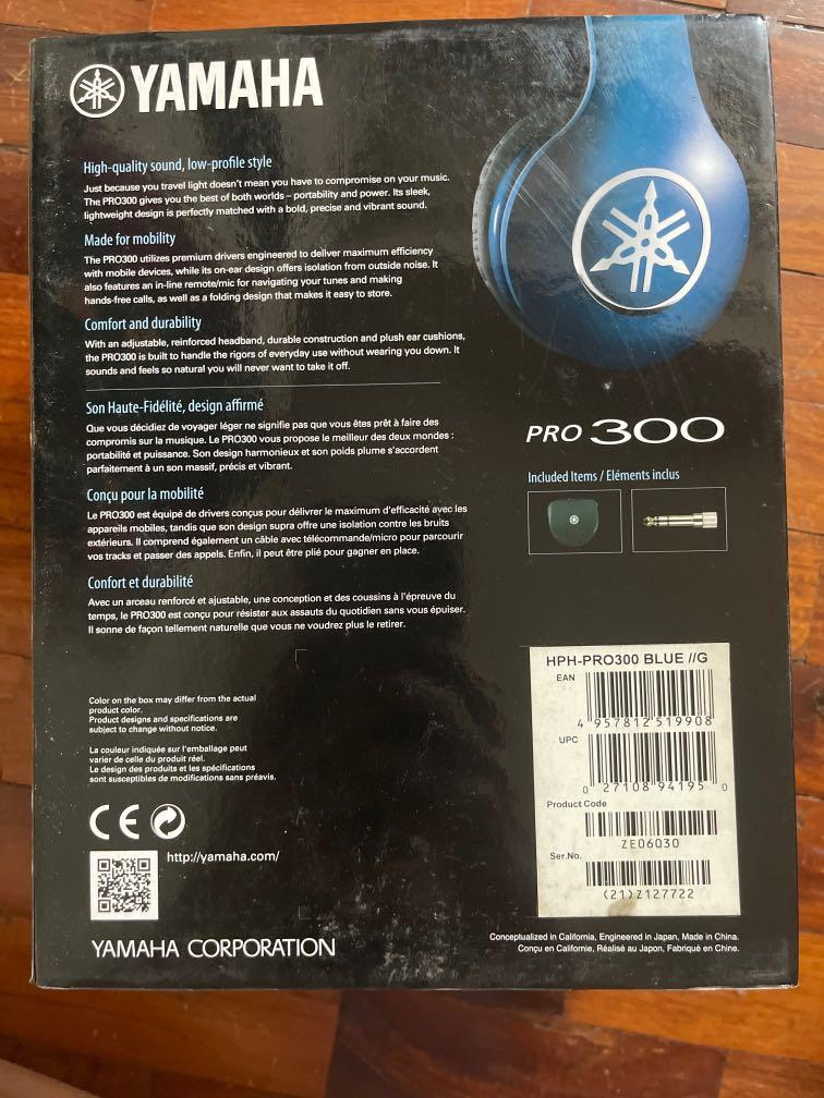 Yamaha Pro 300 headphones, Audio, Headphones & Headsets on Carousell