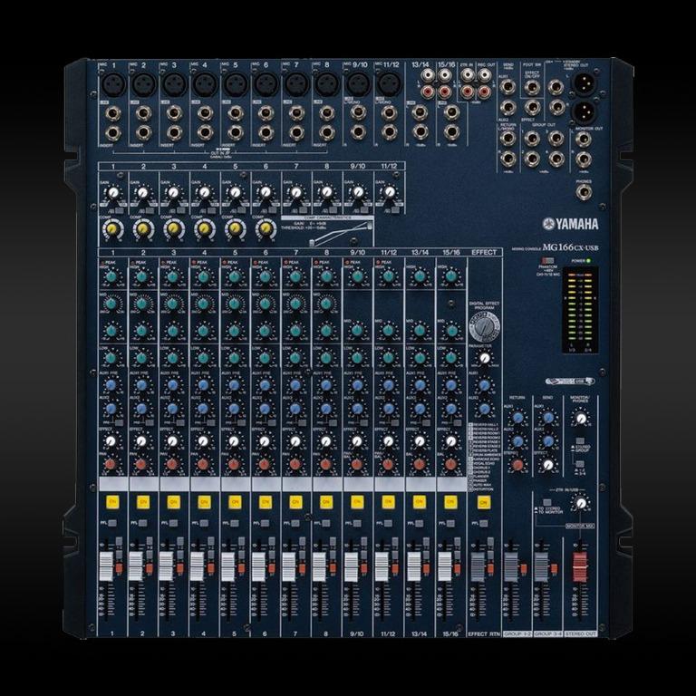 Yamaha-MG166CX-USB-16 Channel Analog Mixer with DSP & USB (Less 20% ...