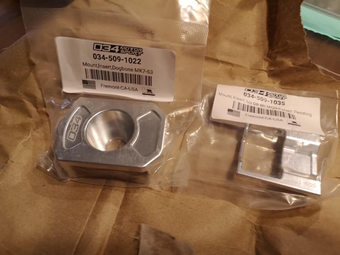 034 motorsports dog bone insert for MQB chassis, Car Accessories ...