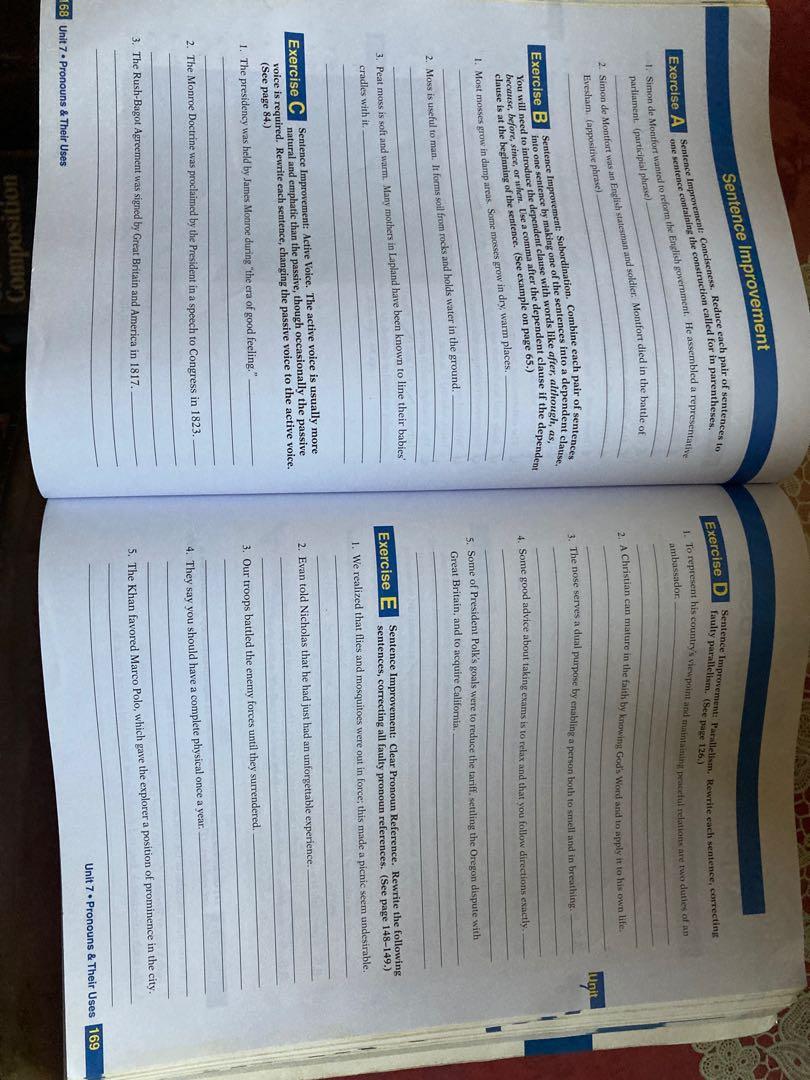 A Beka Grammar and Composition III Work Text, Hobbies & Toys, Books ...