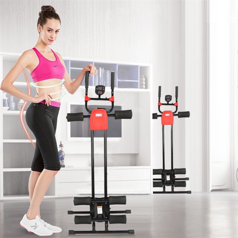 Abs Glider Trainer Rail Cruncher Abdominal Roller Machine Home Energy ...