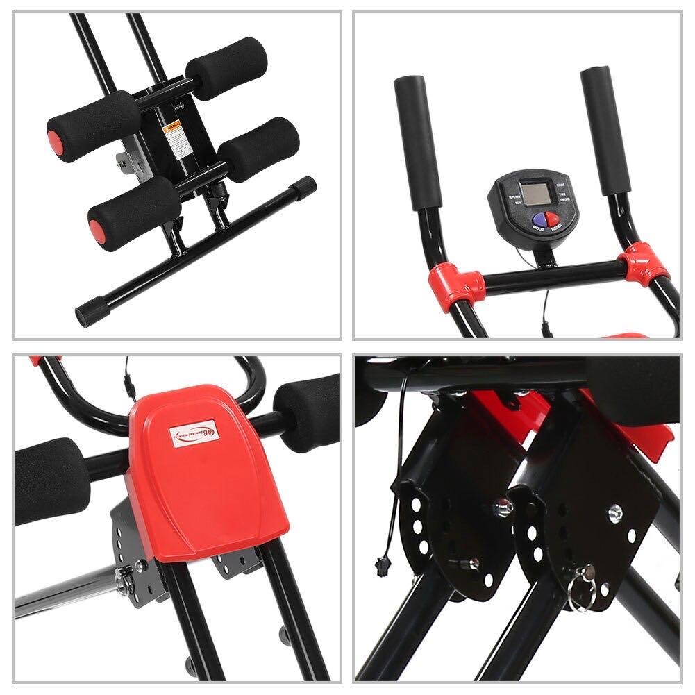 Abs Glider Trainer Rail Cruncher Abdominal Roller Machine Home Energy ...