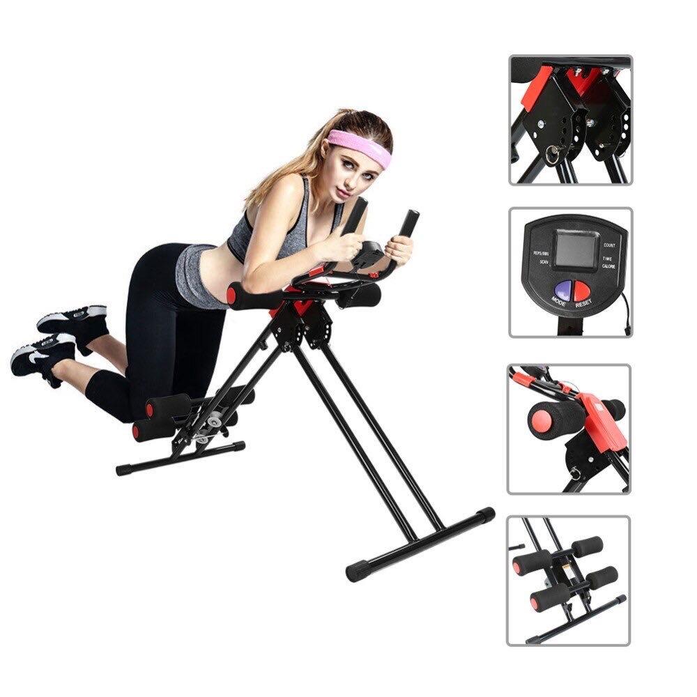 Abs Glider Trainer Rail Cruncher Abdominal Roller Machine Home Energy ...