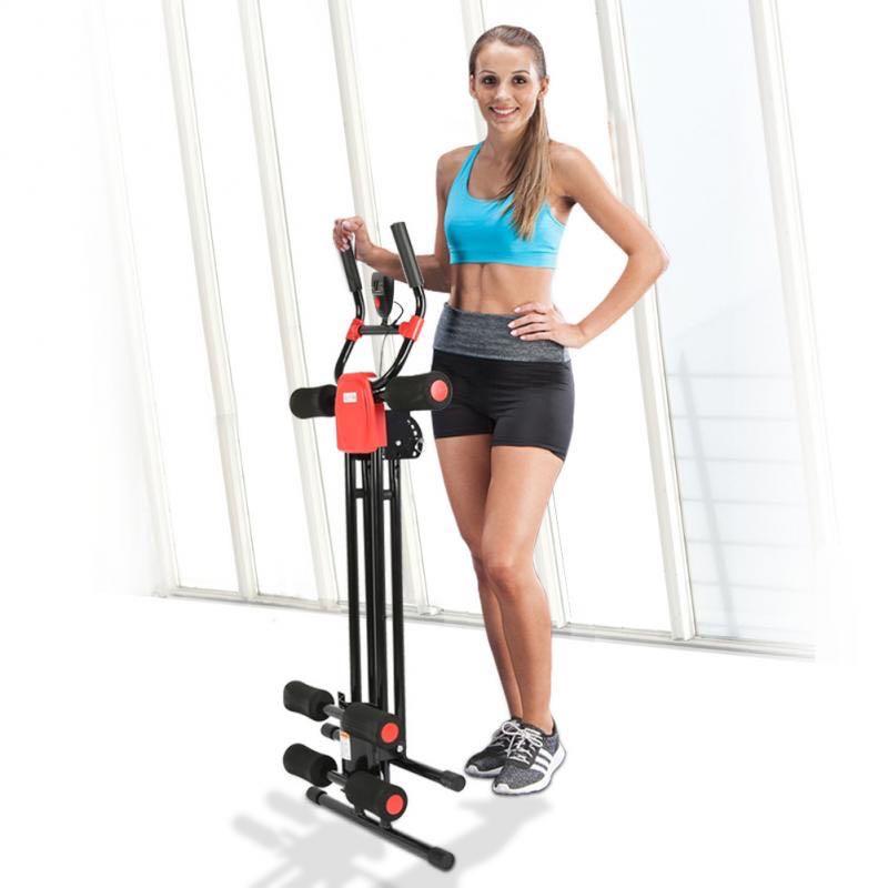 Abs Glider Trainer Rail Cruncher Abdominal Roller Machine Home Energy ...