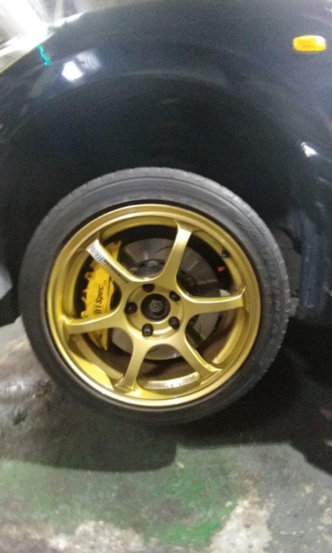 Advan RG2 17" 5x114.3, Car Accessories, Tyres & Rims on Carousell