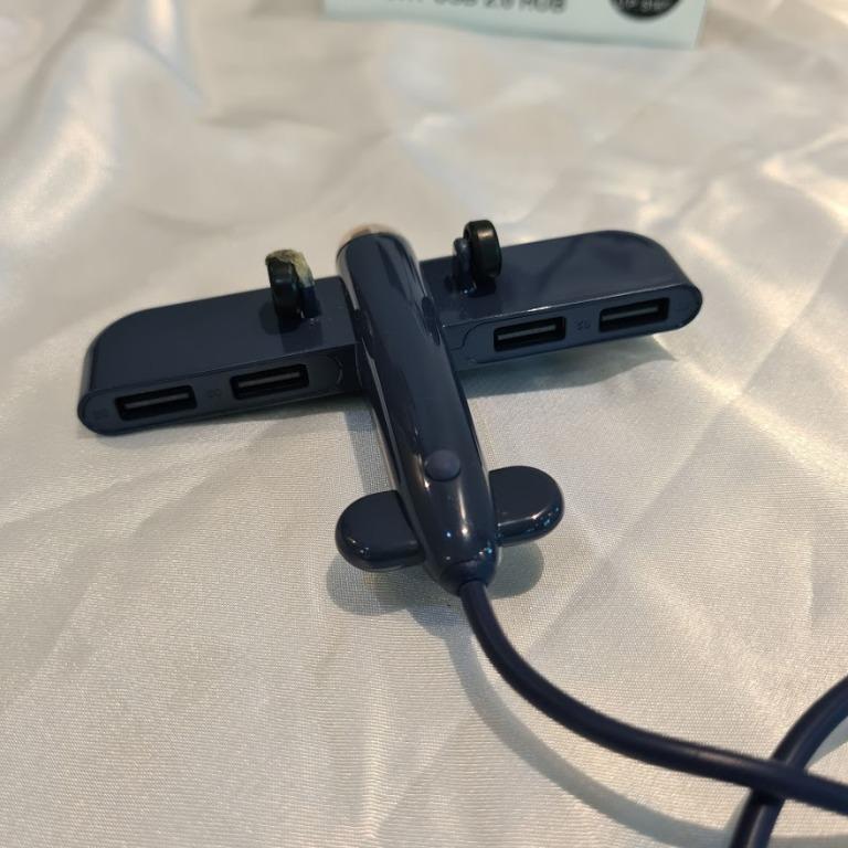 Airplane 4 Port USB 2.0 Hub, Computers & Tech, Parts & Accessories ...