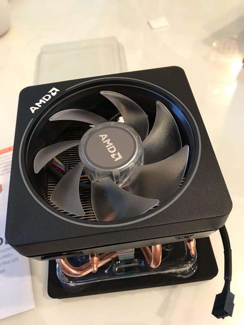 AMD (brand new) Wraith Prism LED RGB Cooler Fan, Computers & Tech ...