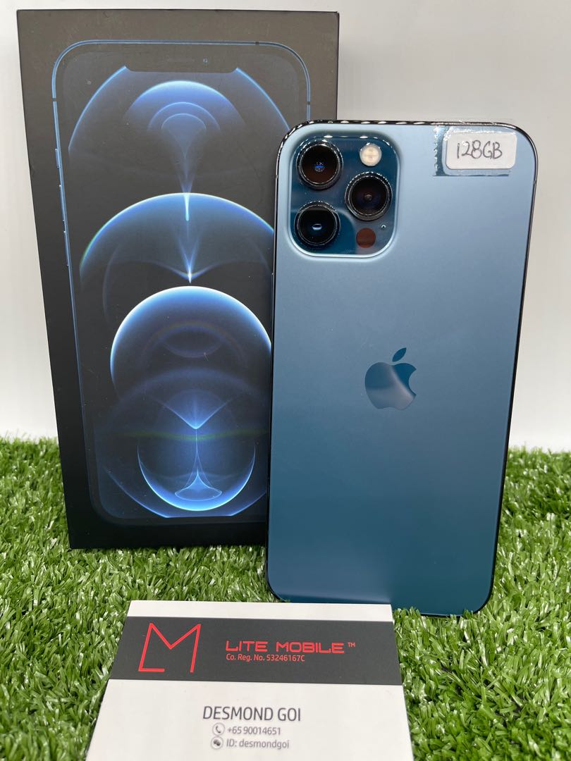 Apple IPhone 12 Pro Max , 128GB , Pacific Blue, Mobile Phones & Gadgets ...