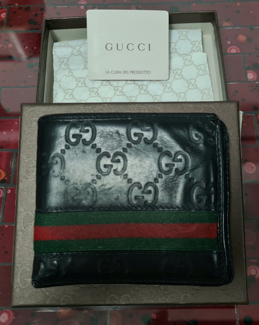 Authentic Gucci Men Wallet, Luxury, Bags & Wallets on Carousell