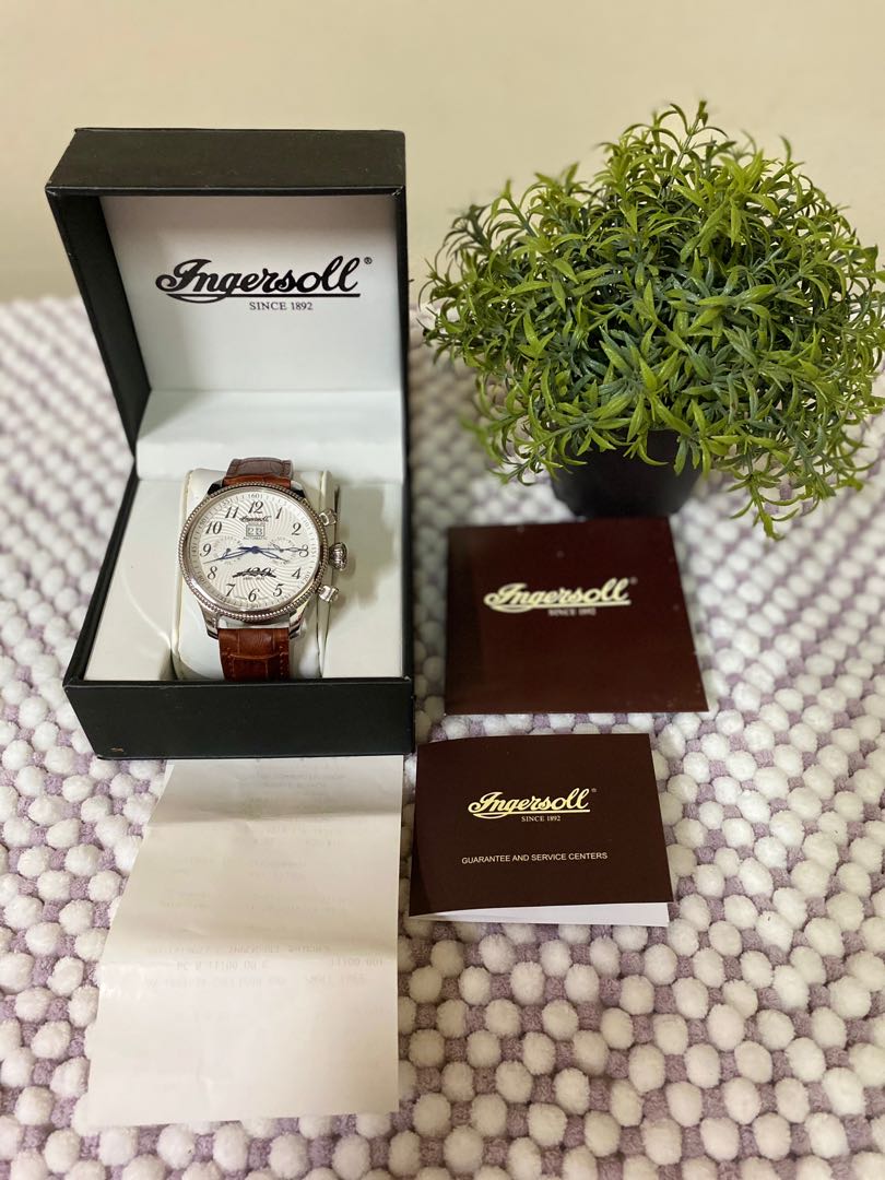 Automatic Men’s Watch in Leather Strap, Luxury, Watches on Carousell