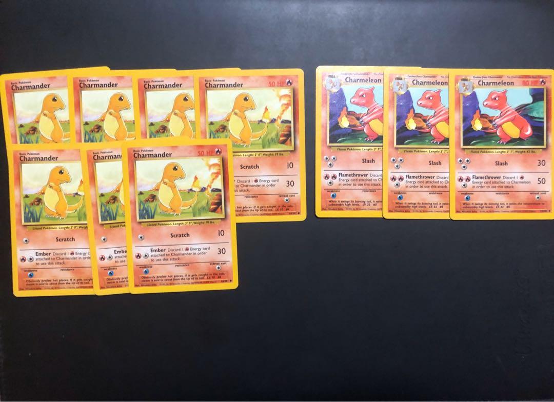 Base set Pokemon Starters Near Mint, Hobbies & Toys, Memorabilia ...