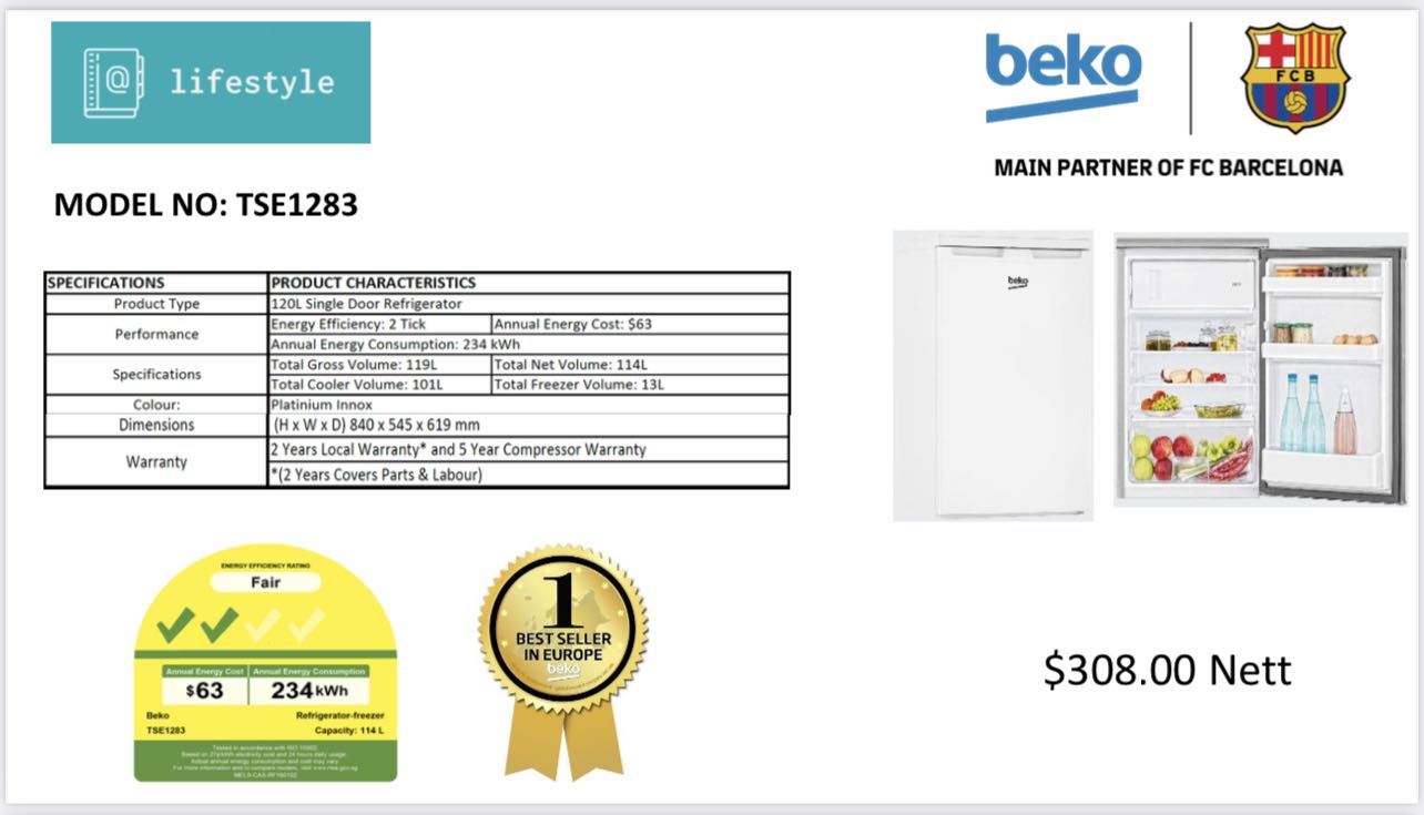 Beko Single Door Fridge, TV & Home Appliances, Kitchen Appliances ...
