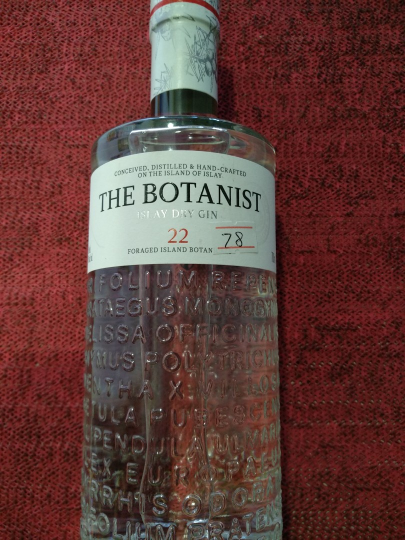 Botanist gin 700ml, Food & Drinks, Alcoholic Beverages on Carousell