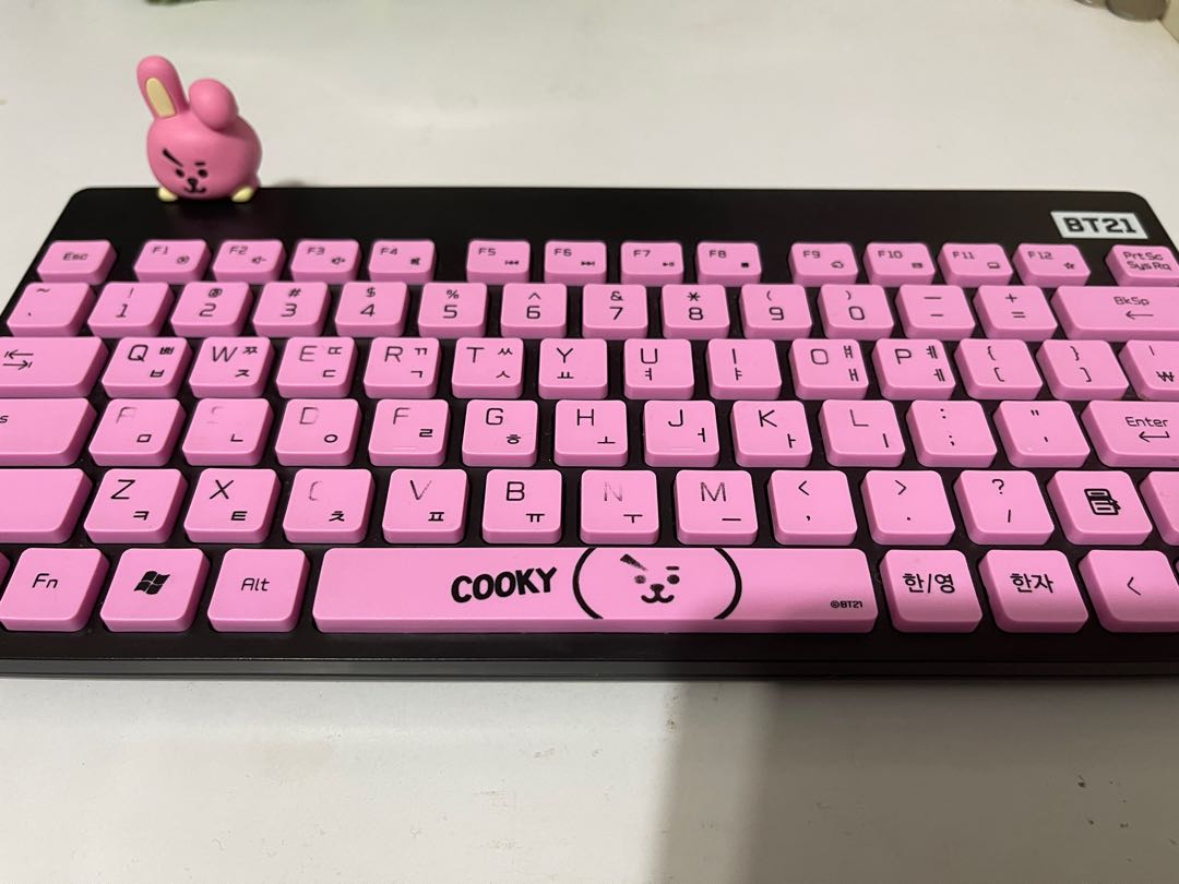 BT21 Cooky Wireless Keyboard (Line Friends Authentic), Computers & Tech ...