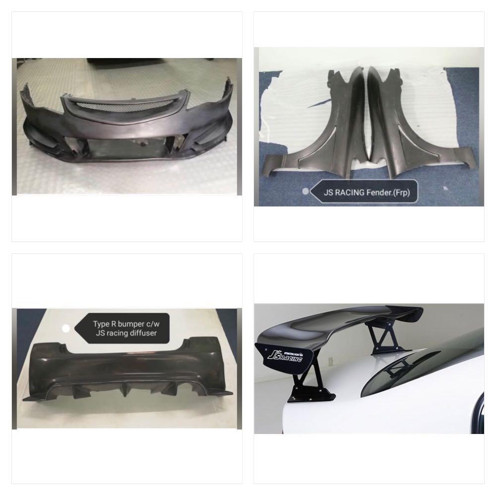 Civic FD Mugen RR Js Racing Mugen Type R Feels M&M bodykit, Car ...