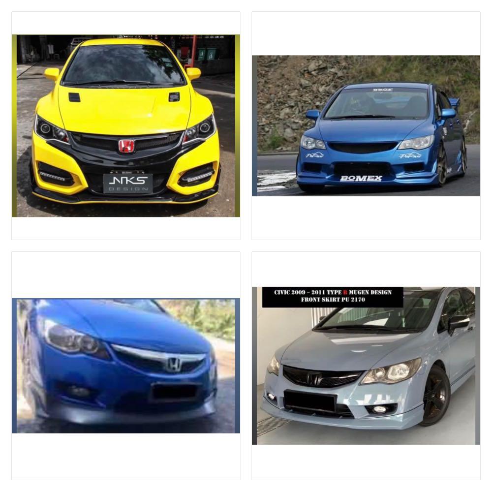 Civic FD Mugen RR Js Racing Mugen Type R Feels M&M bodykit, Car ...