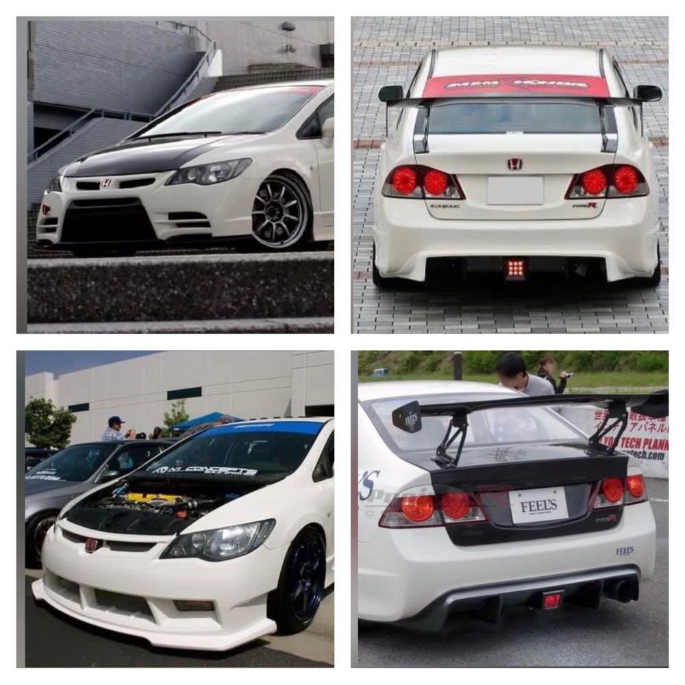 Civic FD Mugen RR Js Racing Mugen Type R Feels M&M bodykit, Car ...