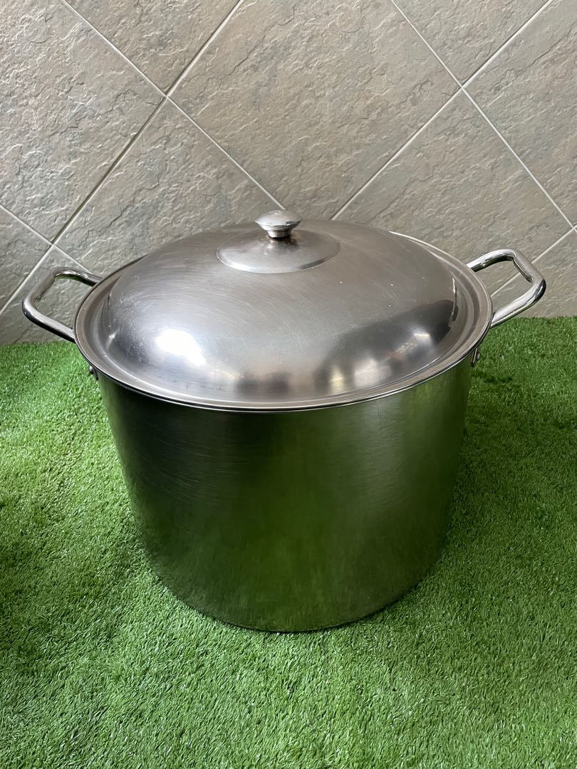 Commercial Stainless Steel Low Pot, Furniture & Home Living ...