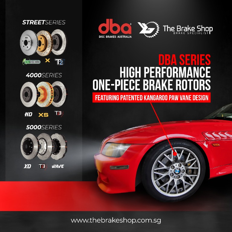 [DBA Series] High Performance Brake Rotors, Car Accessories, Car ...