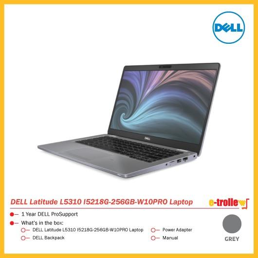 DELL Latitude L5310 I5218G-256GB-W10PRO Laptop (GREY), Computers & Tech ...