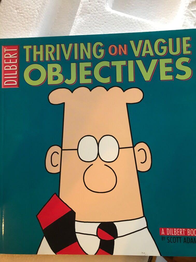 DIlbert - thriving on vague objectives, Hobbies & Toys, Books & Magazines, Comics & Manga on ...