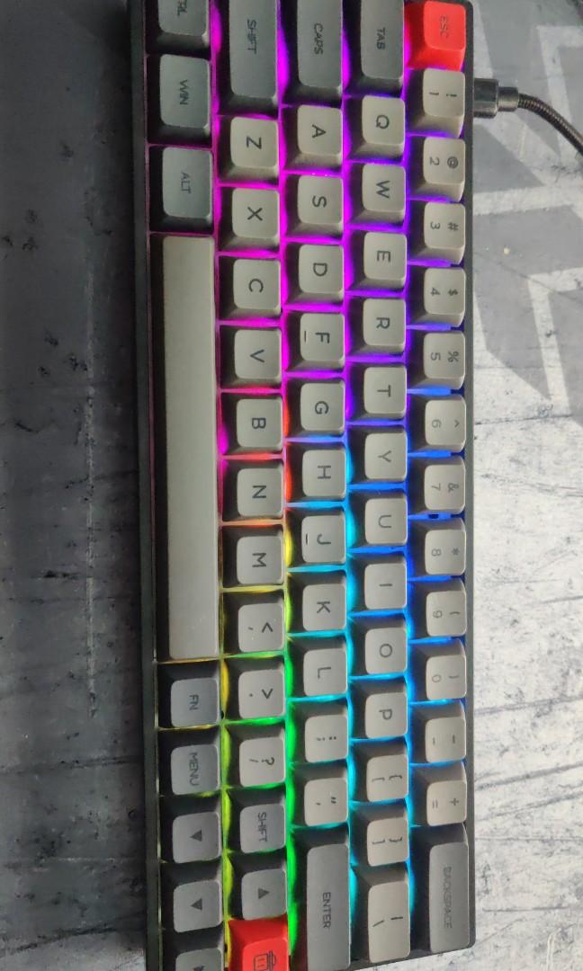 Pbt xda profile Dolch keycaps for gk64, Computers & Tech, Parts ...