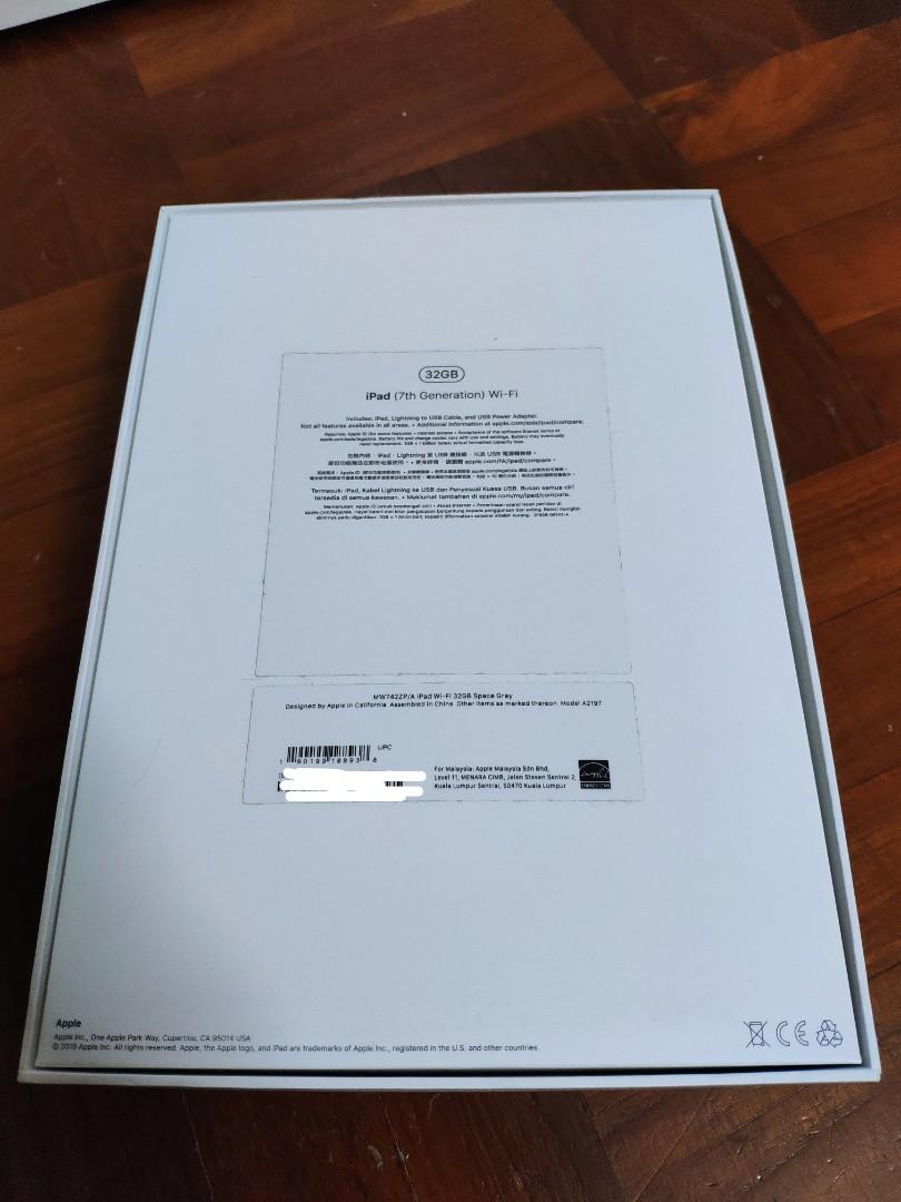 EMPTY ipad box (7th Gen), Mobile Phones & Gadgets, Tablets, iPad on ...