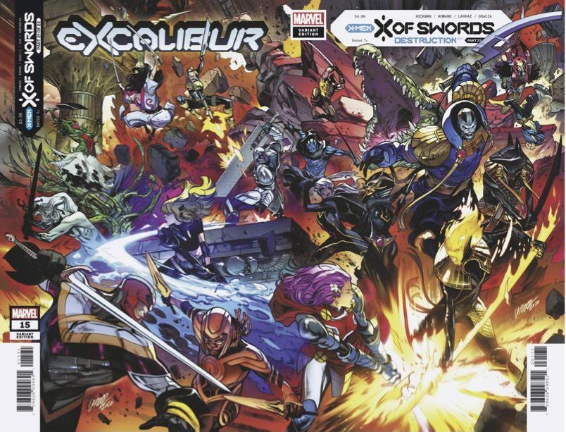 Excalibur #15 & X of Swords: Destruction Pepe Larraz Connecting ...