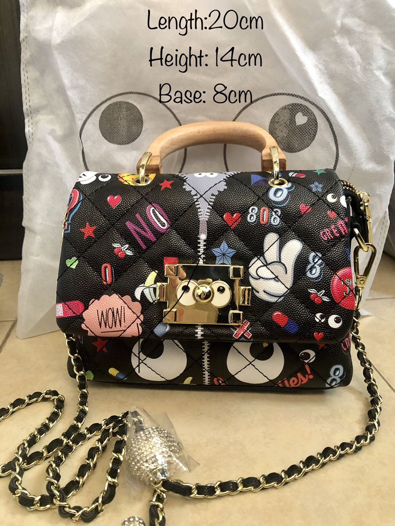 Eye theme bag, Women's Fashion, Bags & Wallets, Tote Bags on Carousell